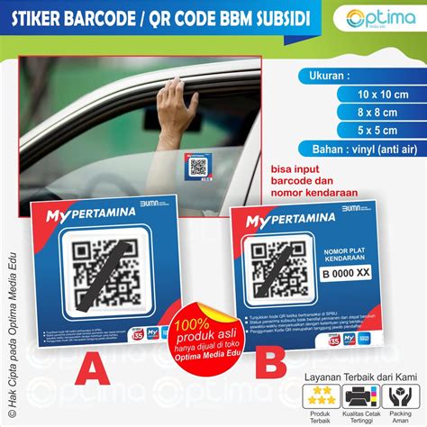 Jual Cetak Stiker Barkode Mypertamina Shopee Indonesia