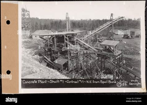 Contract No 17 West Portion Wachusett Coldbrook Tunnel Rutland