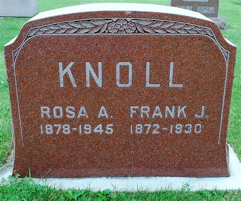 Frank J Knoll 1872 1930 Find A Grave Memorial