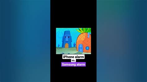 Iphone Alarm Vs Samsung Alarm Radar Vs Homecoming Youtube