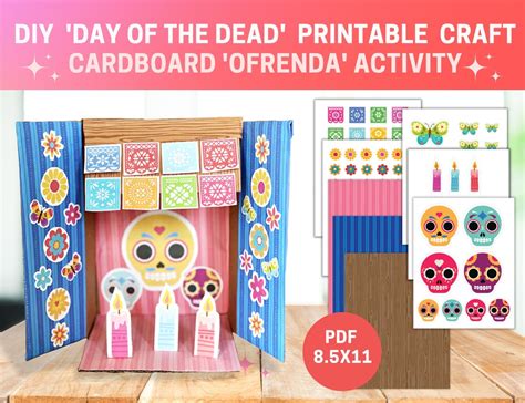 Day Of The Dead Craft Do It Yourself Ofrenda Altar Printable