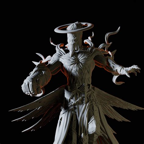 Ascended Monk Celestial Miniature For Dandd Dungeons And Etsy