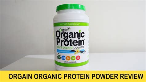 Orgain Organic Protein Plant Based Powder Review Youtube