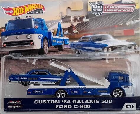 Hot Wheels Team Transport Custom 64 Galaxie 500 Ford C 800