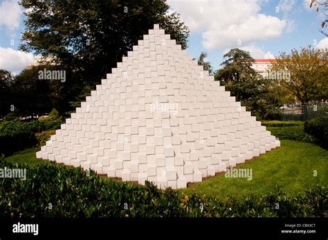Four Sided Pyramid Sol Lewitt 1999 National Sculpture Garden