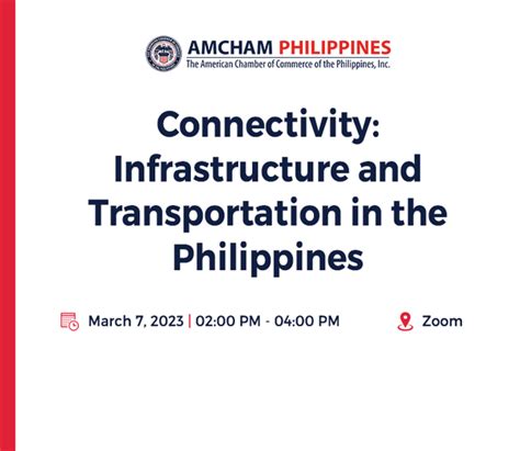 Connectivity Infrastructure And Transportation In The Philippines