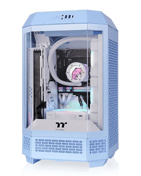 The Tower 250 Hydrangea Blue Mini Tower Chassis Thermaltake Australia