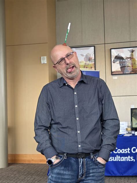 David Spencer Was Able To Find His Green Accessory For St Charity Campfield Mmc