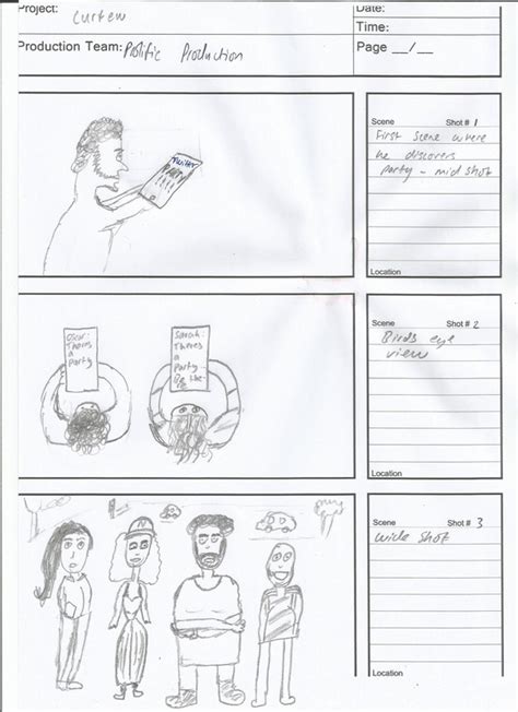 Storyboard And Animatic Prolific Productions