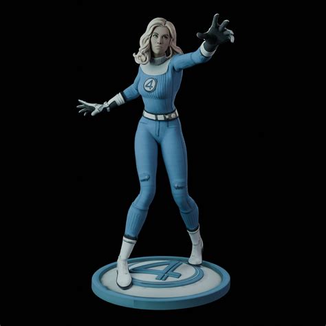 Invisible Woman 3d Model By Moogar