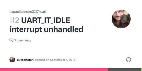 Uartitidle Interrupt Unhandled · Issue 2 · Lixpaulianstm32f7 Uart