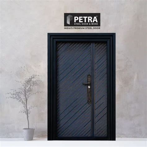 Grey Gi Petra 11 Galvanized Steel Security Villa Door For Home Height