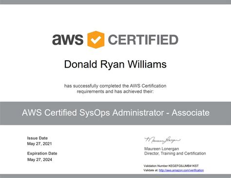 Ryan Williams On Linkedin Cloudcomputing Aws Certification Sysops Devops Wgu Alwayslearning