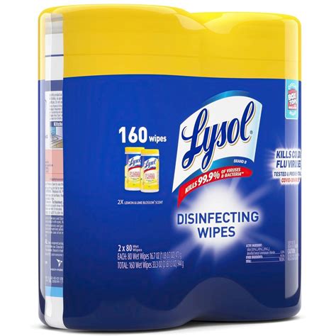 Lysol Disinfecting Wipes For Multi Surface Multipurpose Wipe Lemon Lime Scent