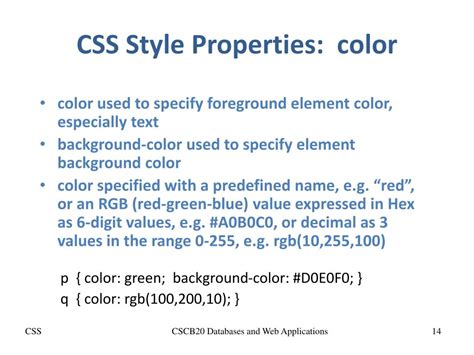 Ppt Cascading Style Sheets Css Powerpoint Presentation Free Download Id1579922