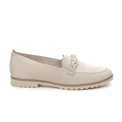 Tamaris Careen Loafer Light Taupe nubuck Womens loafers 24200-20-341