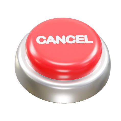 Cancel Warning Icon Illustration Element 46457327 Png