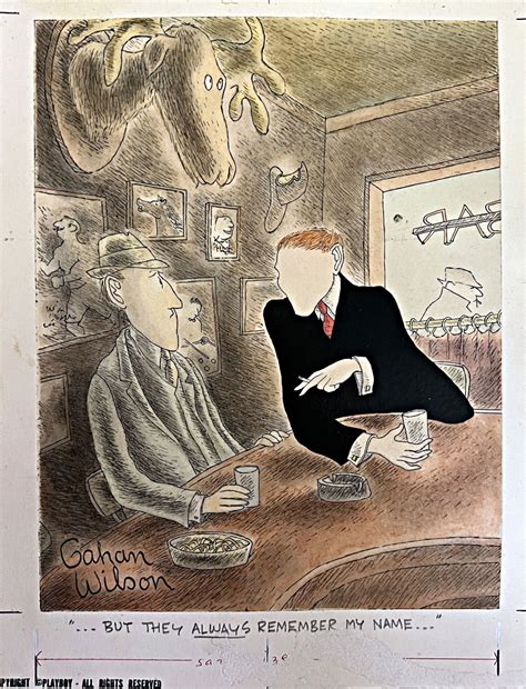 Gahan Wilson Playboy Cartoon 1964 In Greg Goldsteins Collection