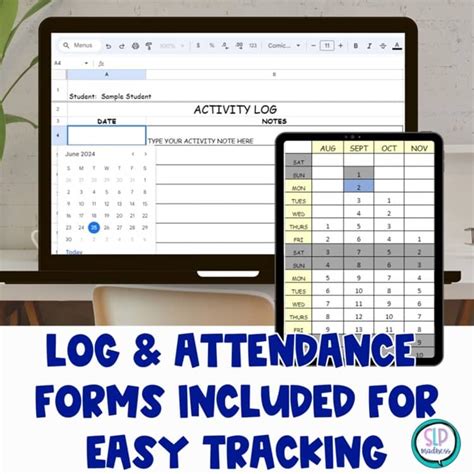 Speech Therapy Data Collection Sheets Articulation Attendance Calendars