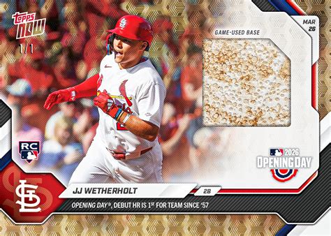 Jj Wetherholt 2026 Mlb Topps Now® Card 8