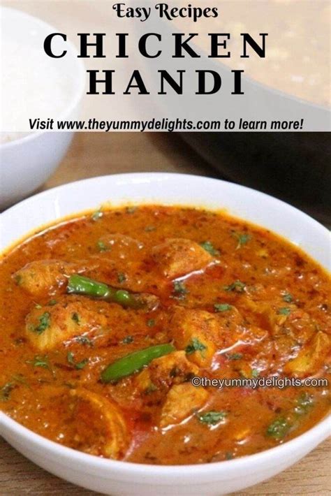 Restaurant Style Chicken Handi Recipe The Yummy Delights