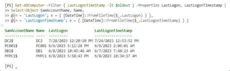 How To Find Userscomputers Last Logon Time In Active Directory Theitbros
