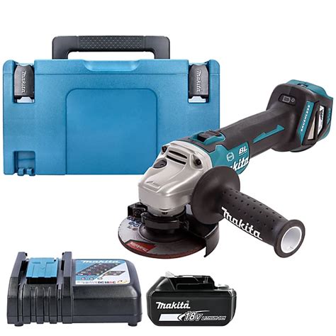 Makita Dga463z 18v Lxt Cordless 115mm Brushless Slide Switch Angle