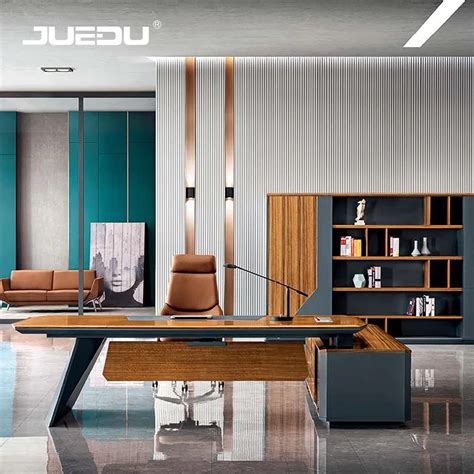Luxury Modern Boss Ceo Office Manager Desk Workstation Luxury Wooden