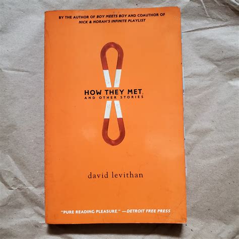 How They Met David Levithan Hobbies And Toys Books And Magazines Fiction And Non Fiction On Carousell