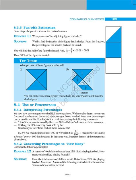 Comparing Quantities Ncert Book Of Class 7 Mathematics