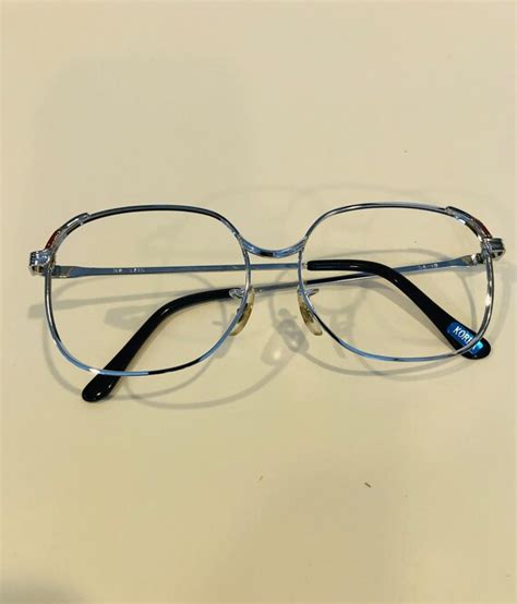 Silver Eyeglass Frames Made In Korea New Vintage N Gem