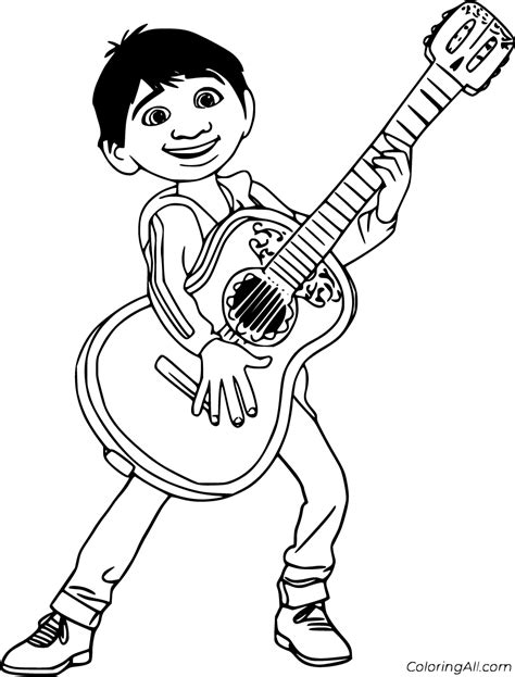 23 Free Printable Coco Coloring Pages In Vector Format Easy To Print From Any Device And Auto