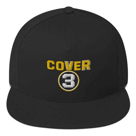 Cover 3 Logo Chapeau à Bord Plat Brodé Paramount Shop