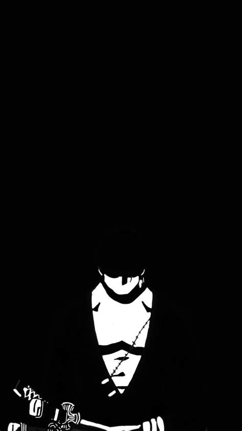 Black And White Zoro Wallpapers Wallpaper Cave