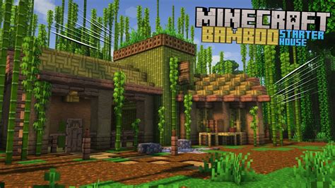 Minecraft Jungle Houses To Build Starter House 40 Jungle Theme