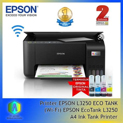 Printer Epson Ecotank L3250 A4 All In One Epson L3250 Ink Tank Printer