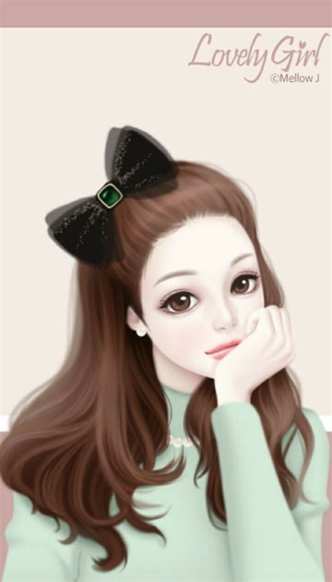 Cute Korean Girl Anime Wallpapers Wallpaper Cave