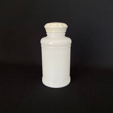 Vintage Covered Milkglass Spice Jar Vintage Milk Glass Bottle Etsy
