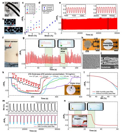 Design And Characterization Of The Lig‐based Breath Sensor And Moisture Download Scientific