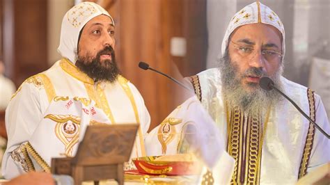 القداس الالهى نيافة الانبا اثناسيوس والانبا فيلوباتير Youtube