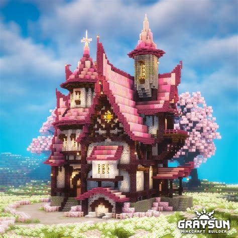 Minecraft Cherryvale Manor Casas Minecraft Ideias De Minecraft Projetos Minecraft