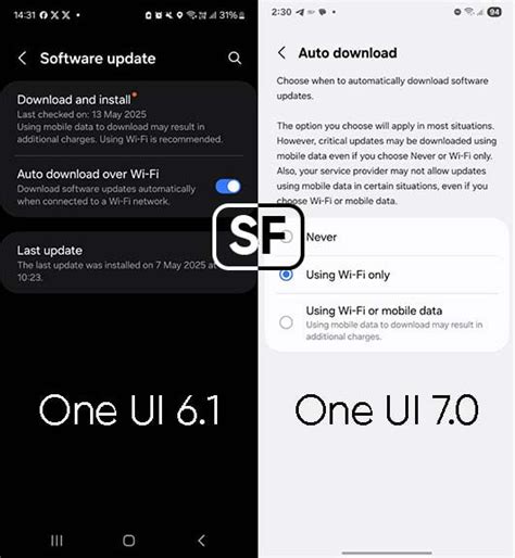One Ui 7 0 Has New Software Update Download Settings For Samsung Phones Sammy Fans