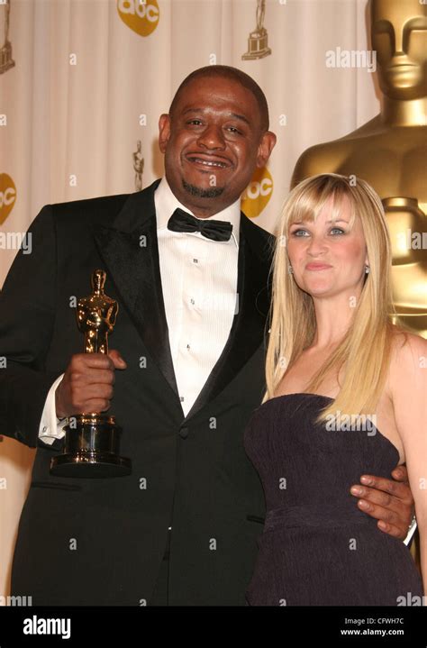 Feb 25 2007 Los Angeles Ca Usa Actress Presenter Reese Witherspoon With Actor Forest