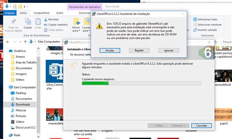 Não Consigo Instalar A Nova Versão Do Libreoffice No Windows 10 Português Do Brasil Ask