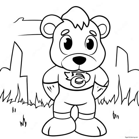 Kansas City Chiefs Mascot Coloring Page 46223 37051