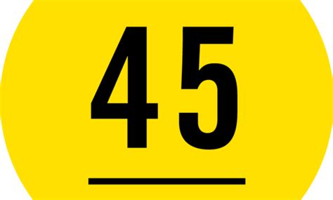 What Does The Number 45 Mean