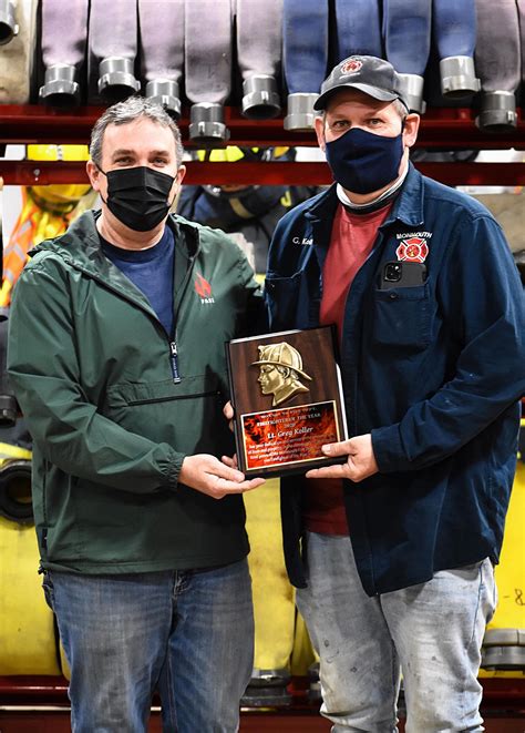 Congrats To Lt Greg Koller And Monmouth Fire Department