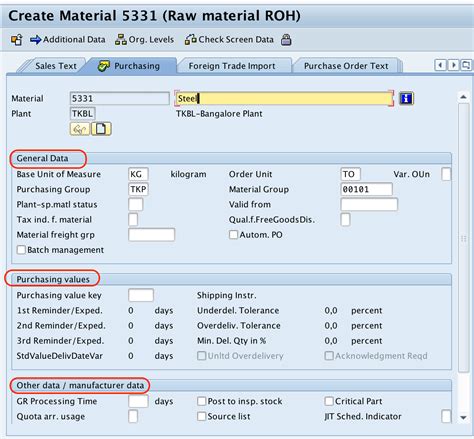 Purchase Order In Sap Mm