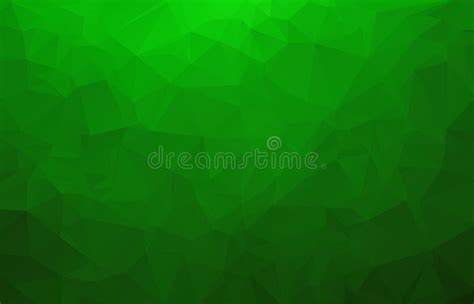 Abstract Light Green Shining Triangular Background A Sample With Polygonal Shapes Stock Vector