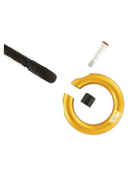 Petzl Ring Open Anneau Ouvrable 23 Kn Multidirectionnel Equipeurfr